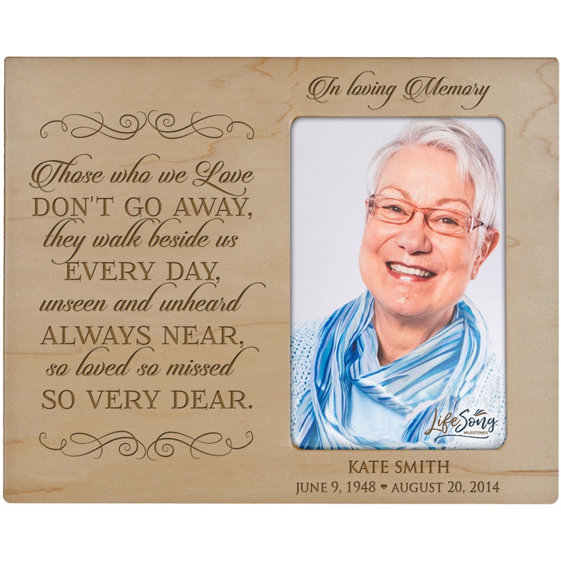 Memorial Picture Frame | Personalized Photo Frame | in Loving Memory ...