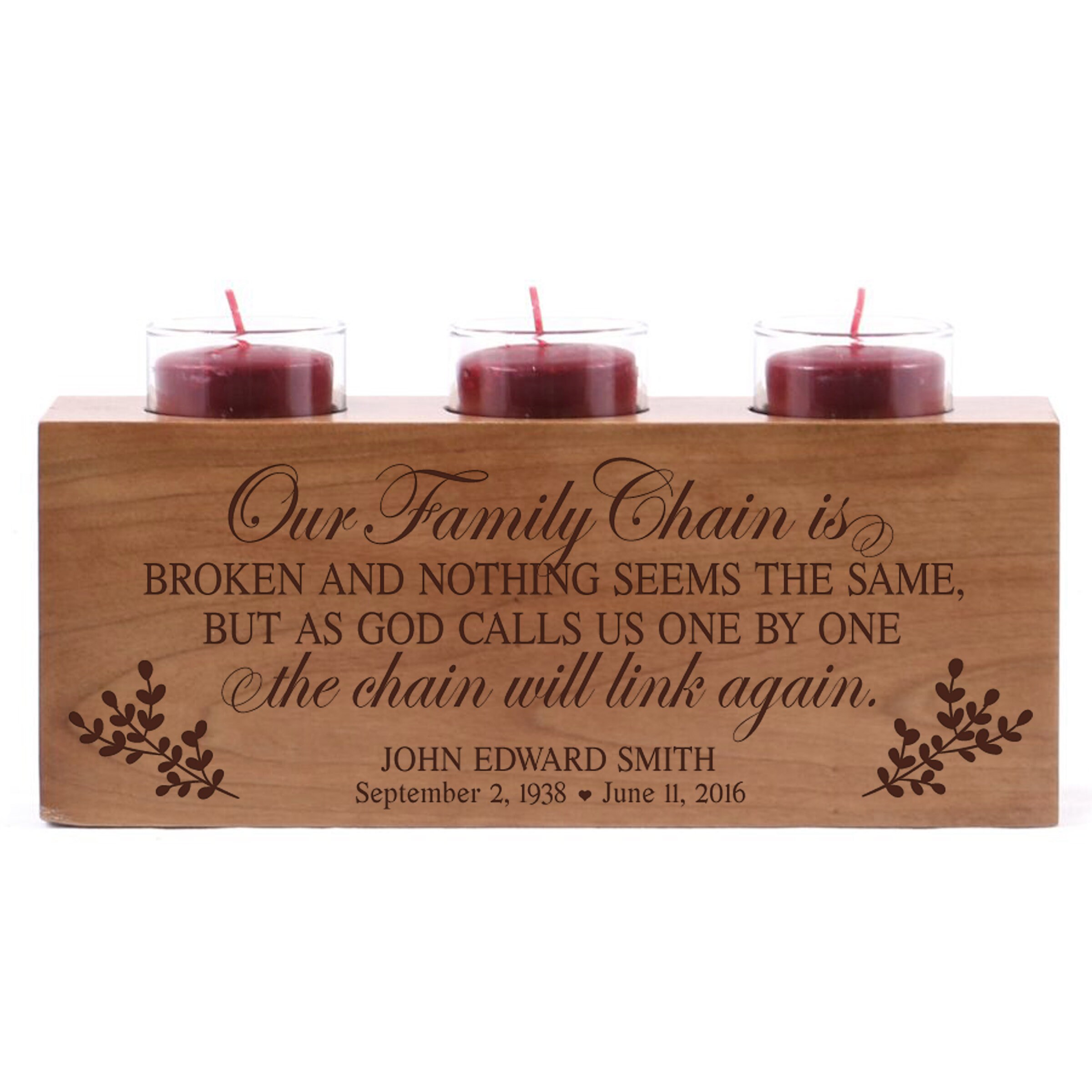 Memorial Candle | Votive Candle Holder | Loss of Loved One | in Memory ...