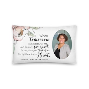 Personalized Memorial Pillow | Custom Pillow | Memory Pillow | Memorial ...