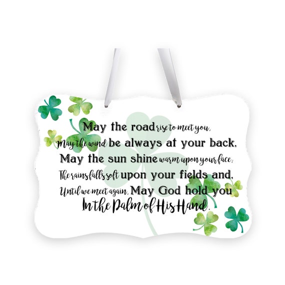 Irish Blessing Sign Blessed Sign Irish Art Irish Proverb - Etsy