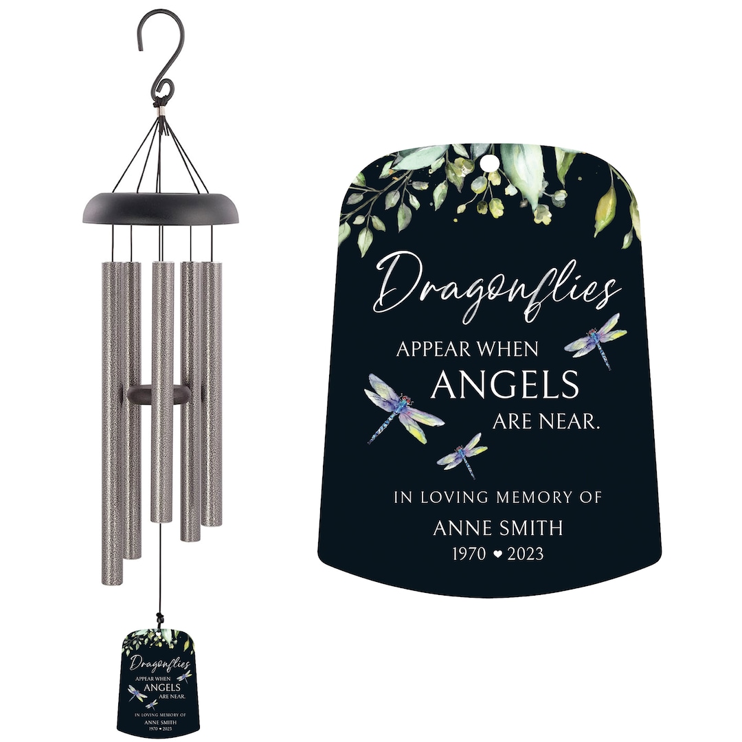 Personalized Memorial Wind Chime Sympathy Wind Chime Custom Wind Chime ...