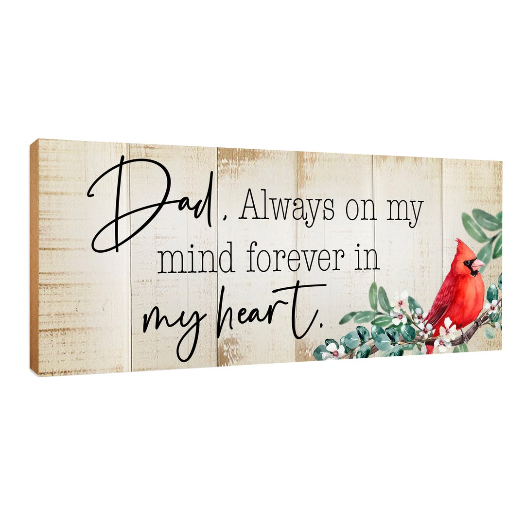 Cardinal Memorial Sign Cardinal Shelf Sitter Wedding Memorial Gift ...