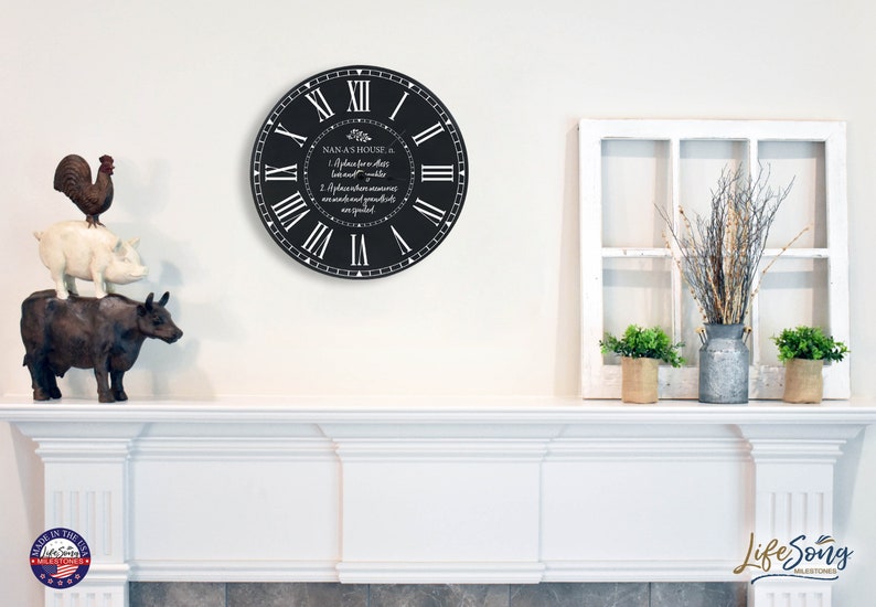 Custom Clock Farmhouse Wall Clock Farmhouse Clock Clocks - Etsy