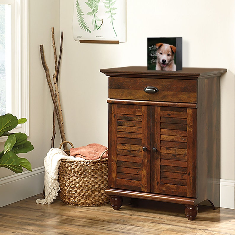 Uv-printed Cremation Shadow Box Urn for Animal Ashes Dog Urn - Etsy