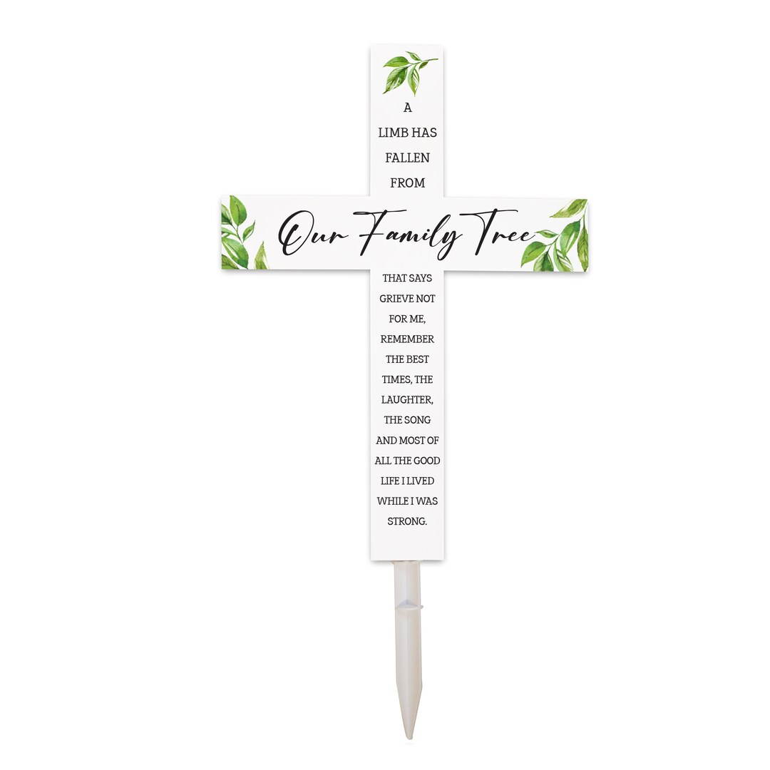 Solar Memorial Garden Stake Solar Cross Memorial Grave Marker Cross in ...