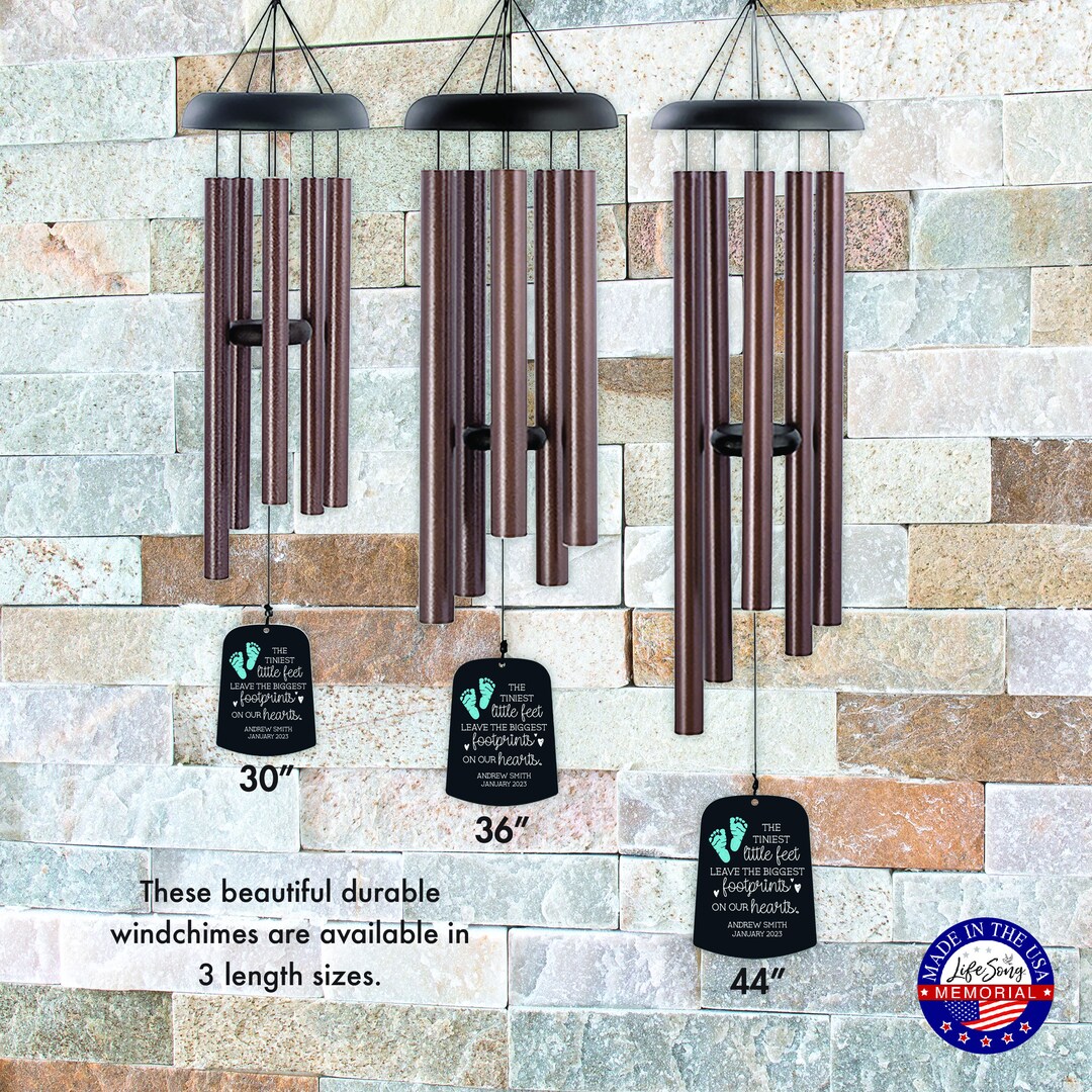 Personalized Memorial Wind Chime | Sympathy Wind Chime | Custom Wind ...