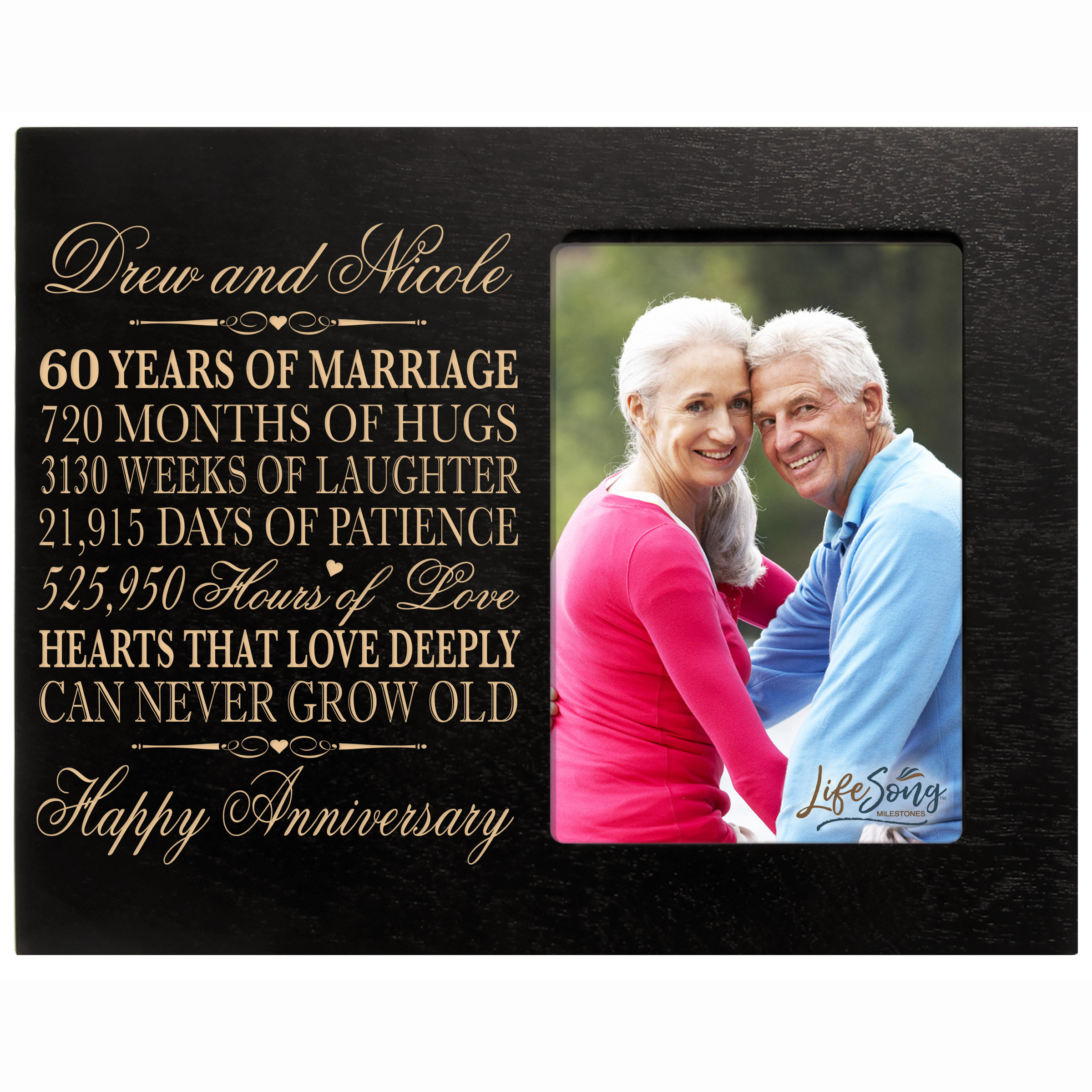 60th Anniversary Gift Personalized 60th Wedding Anniversary | Etsy