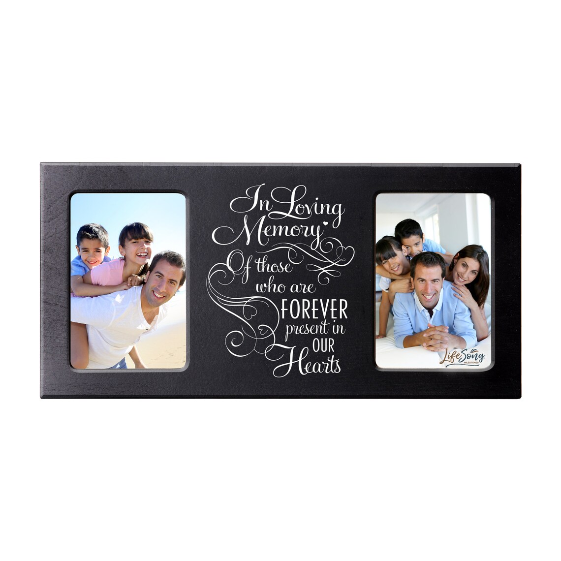 Memorial Picture Frame | Parents Picture Frame | Dad Memorial | Double ...