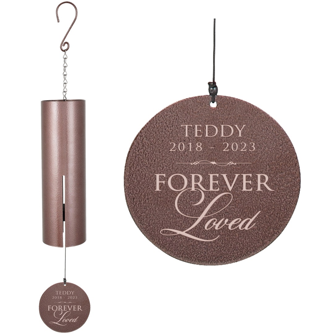 Personalized Pet Memorial Wind Chime Pet Loss Wind Chime Gift Pet ...