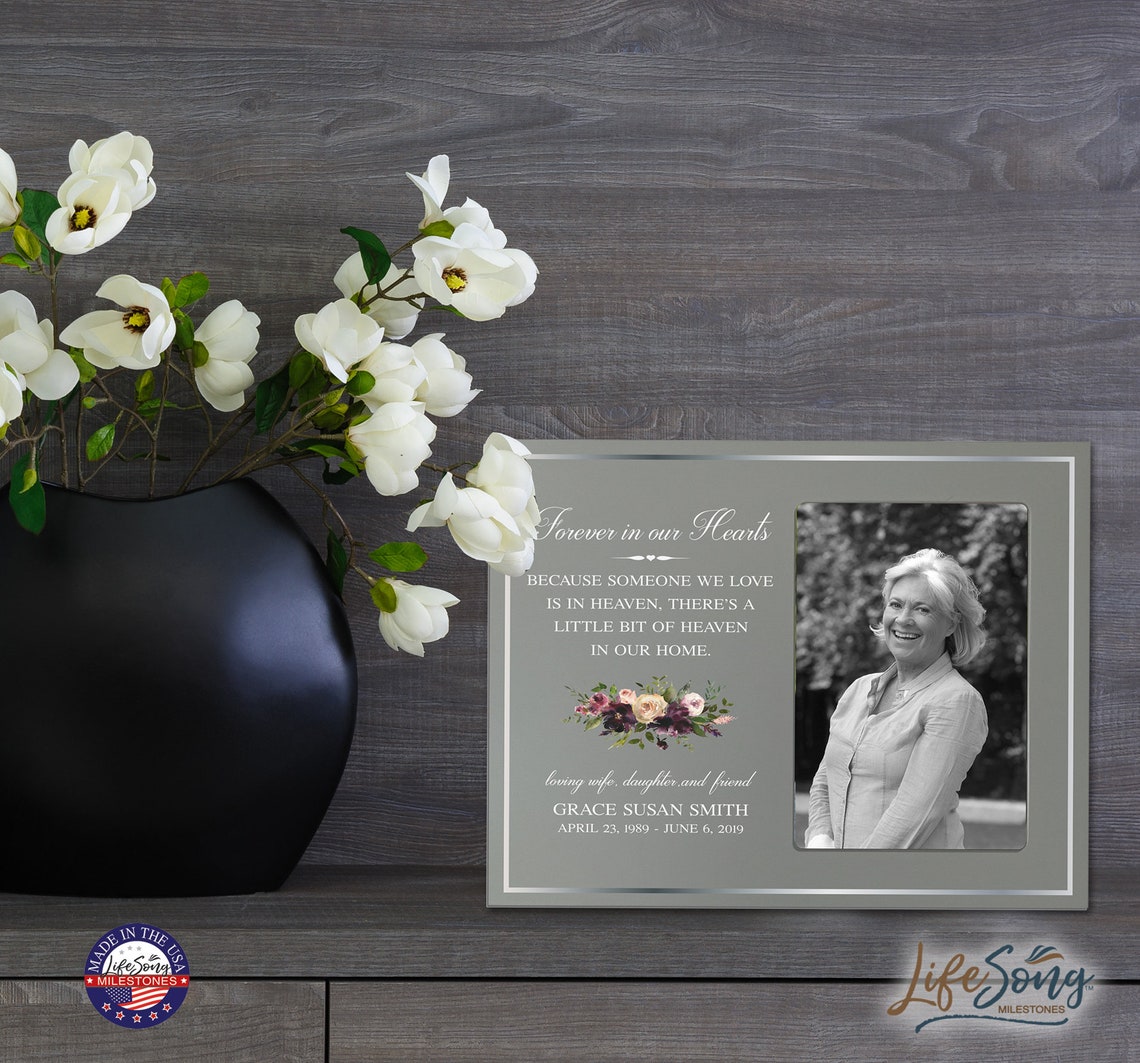 Memorial Picture Frame Personalized Photo Frame In Loving | Etsy