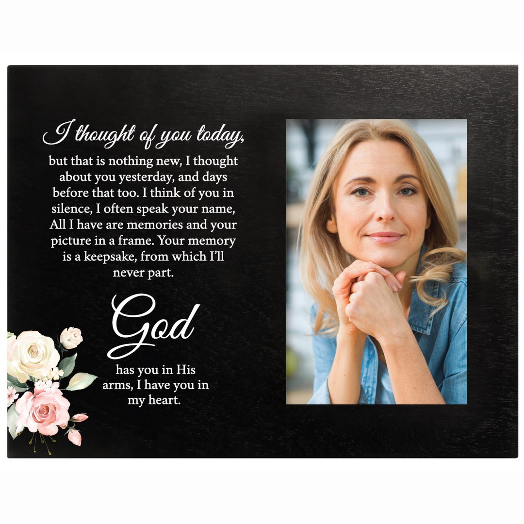 Photo Frames | Sympathy Gift | Wood Picture Frame | Celebration of Life ...