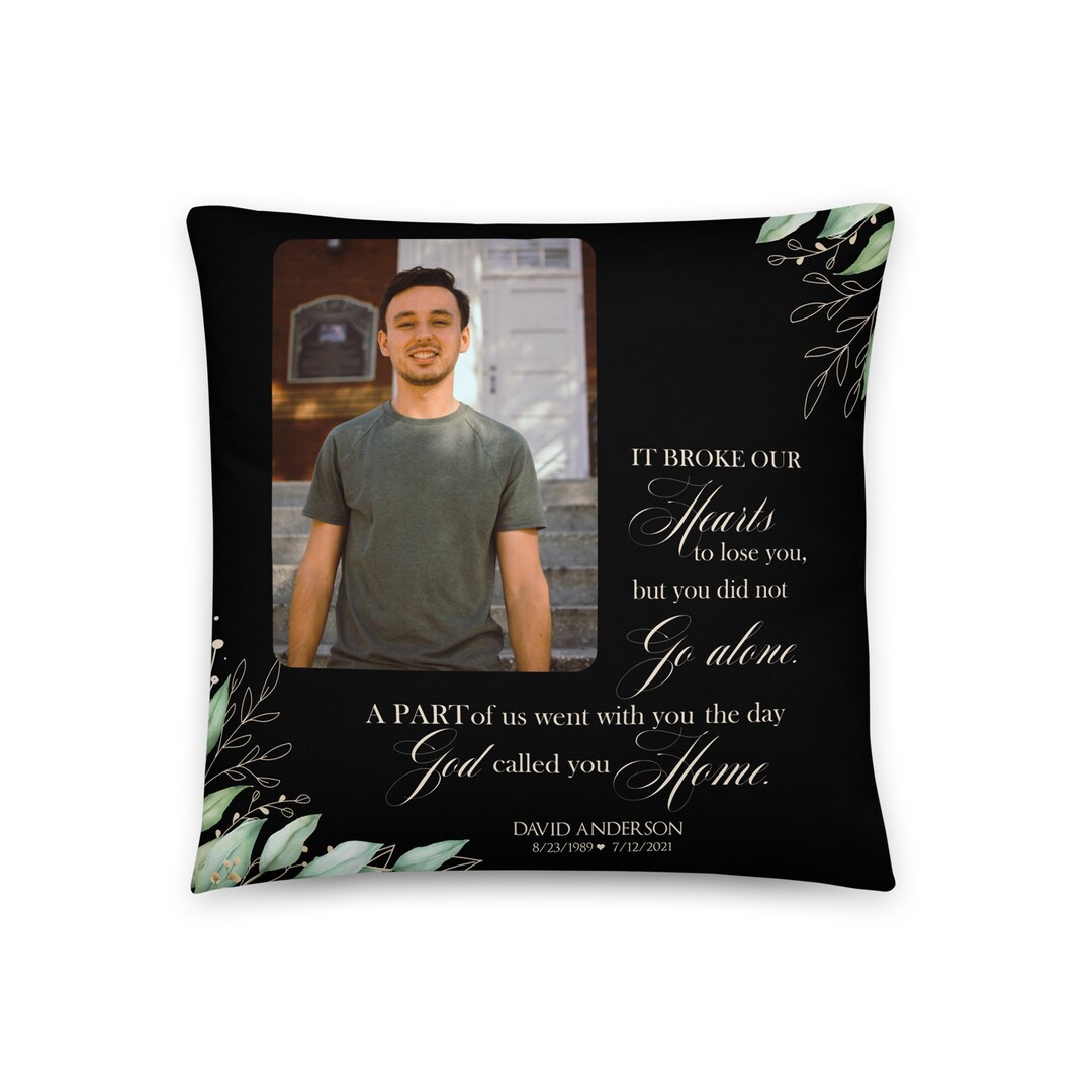 Personalized Memorial Pillow Custom Pillow Memory Pillow Memorial Gift ...
