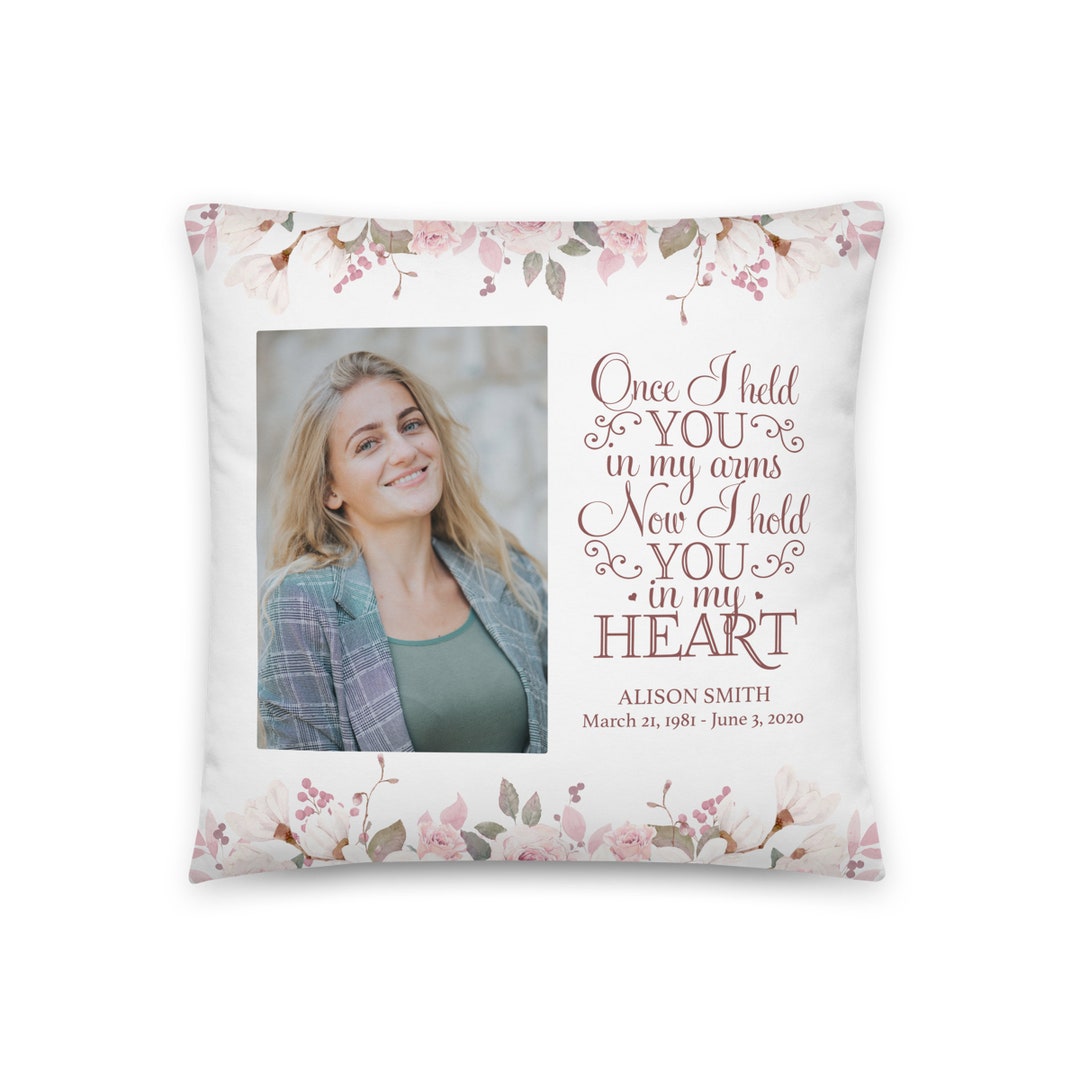 Personalized Memorial Pillow Custom Pillow Memory Pillow Memorial Gift ...
