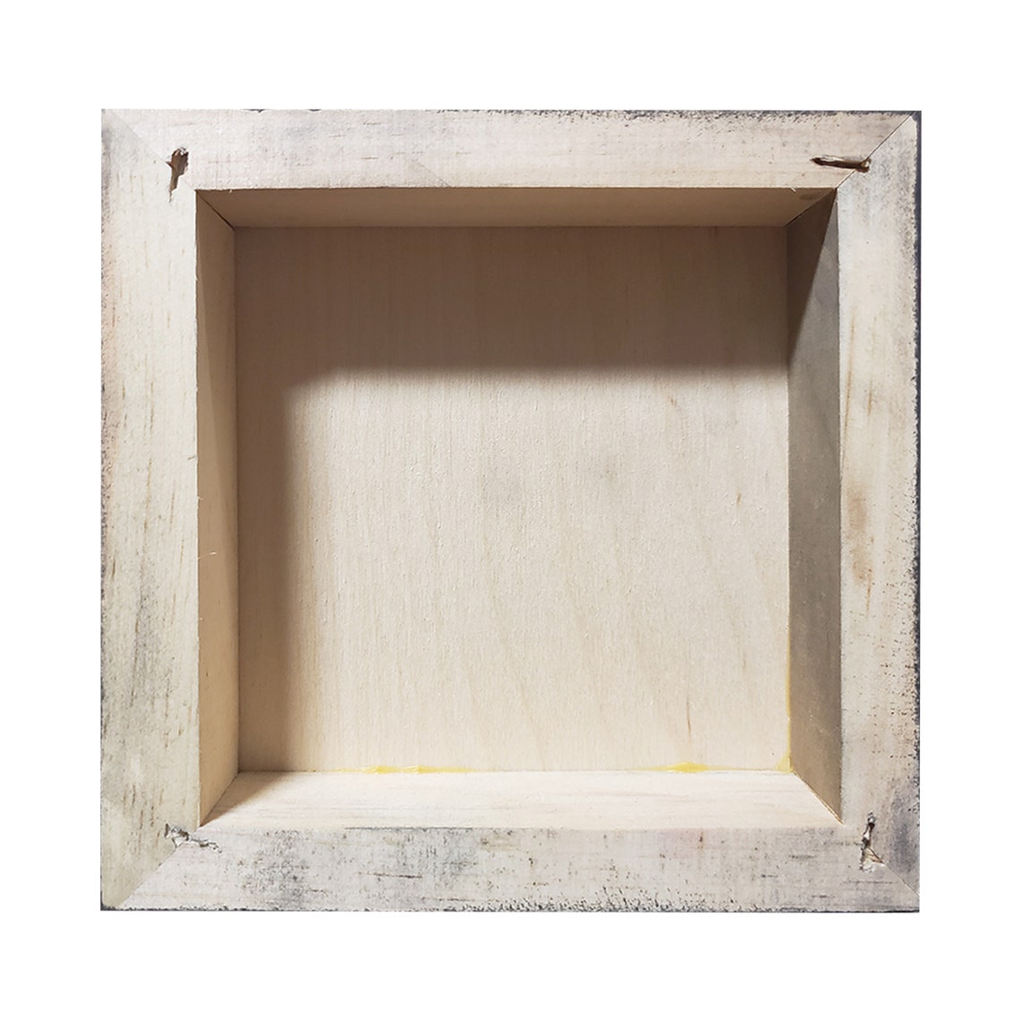 Wood Shadow Box Reclaimed Wood Wall Art Minimalist Wall | Etsy