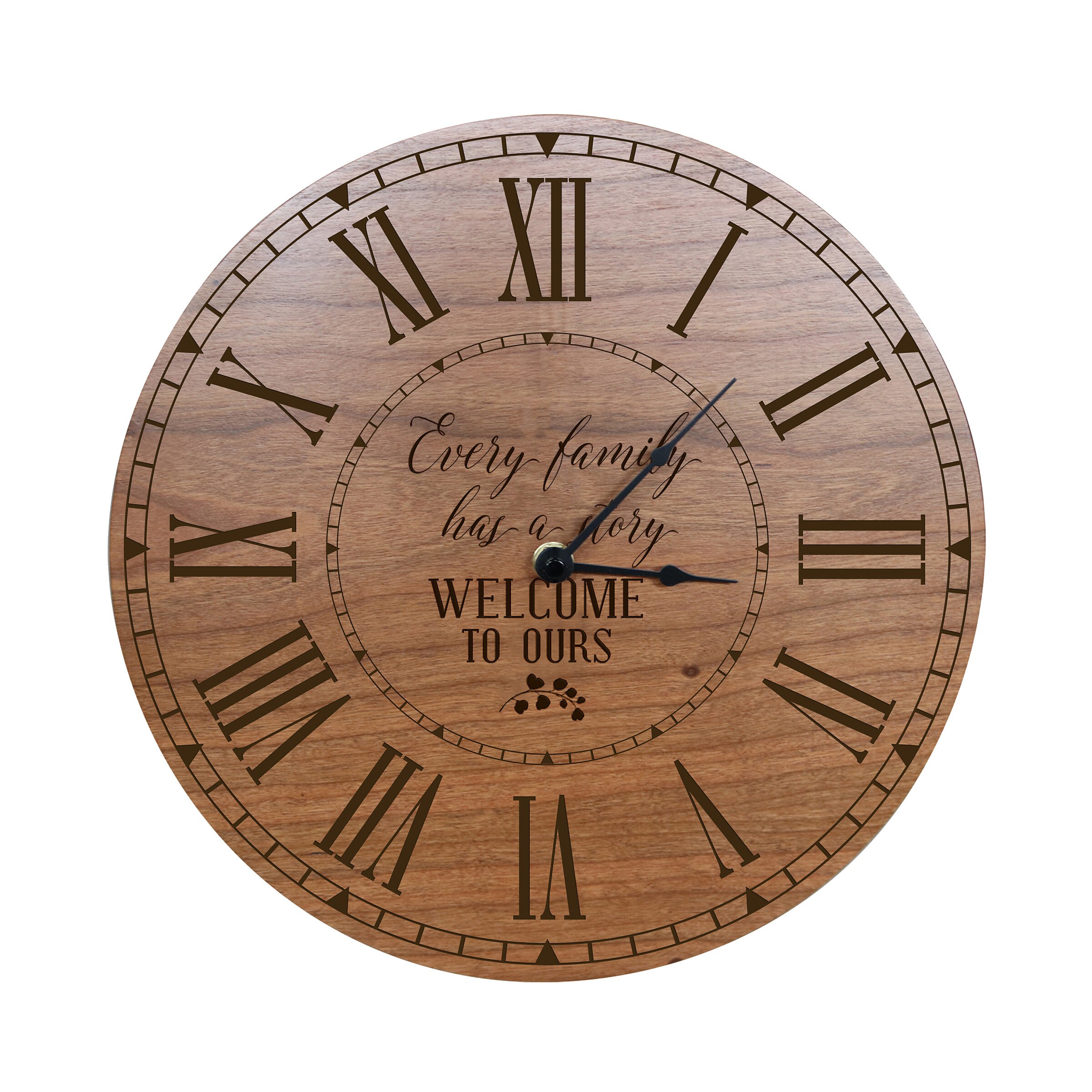 Family Clock | Wooden Clock | Unique Wall Clock | Farmhouse Wall Clock ...