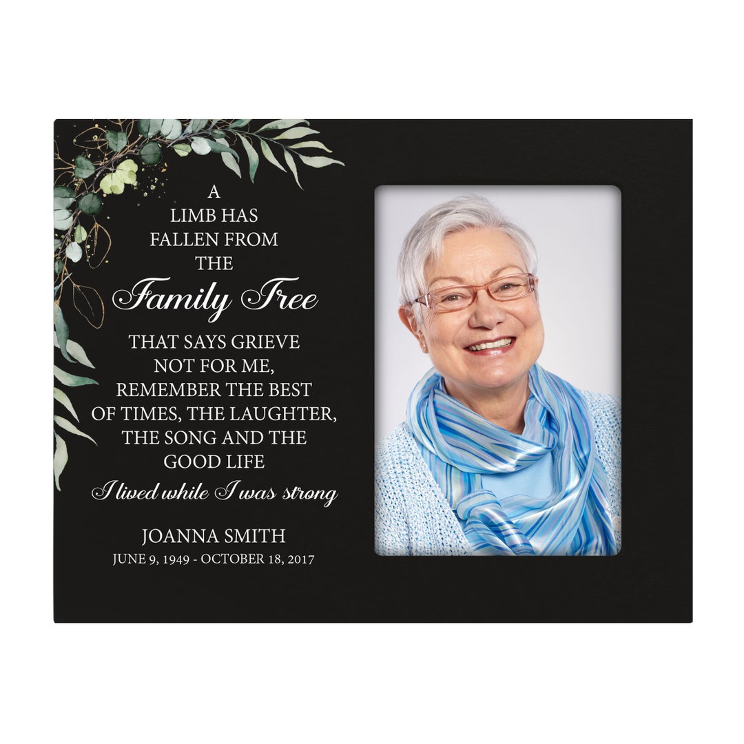 Memorial Photo Frame Memorial Frame Memorial Gift Personalized Frame ...