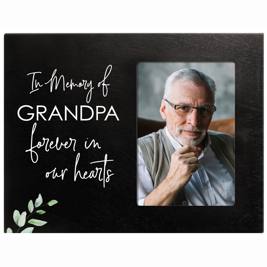 Photo Frames Sympathy Gift Wood Picture Frame Celebration of Life Sorry ...