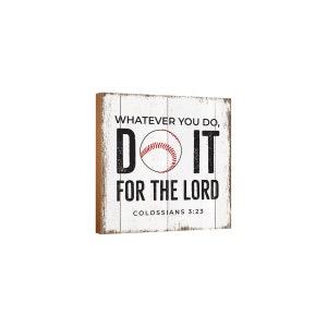 Christian Gifts Wood Signs Sports Décor Scripture Art Housewarming Gift ...