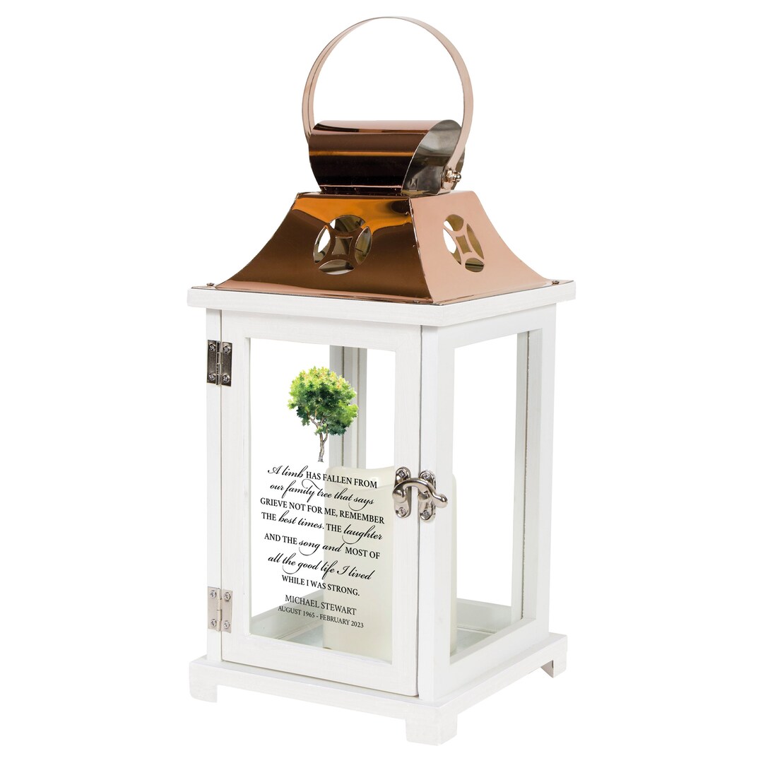 Personalized Memorial Lantern in Memory Lantern LED - Etsy