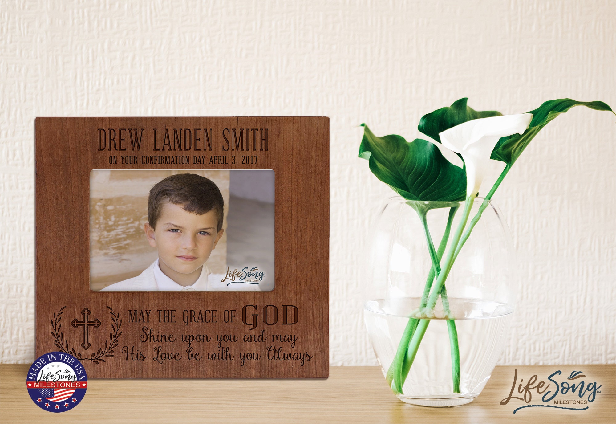 Baptism Frame for Godchild Personalized Baptism Frame | Etsy