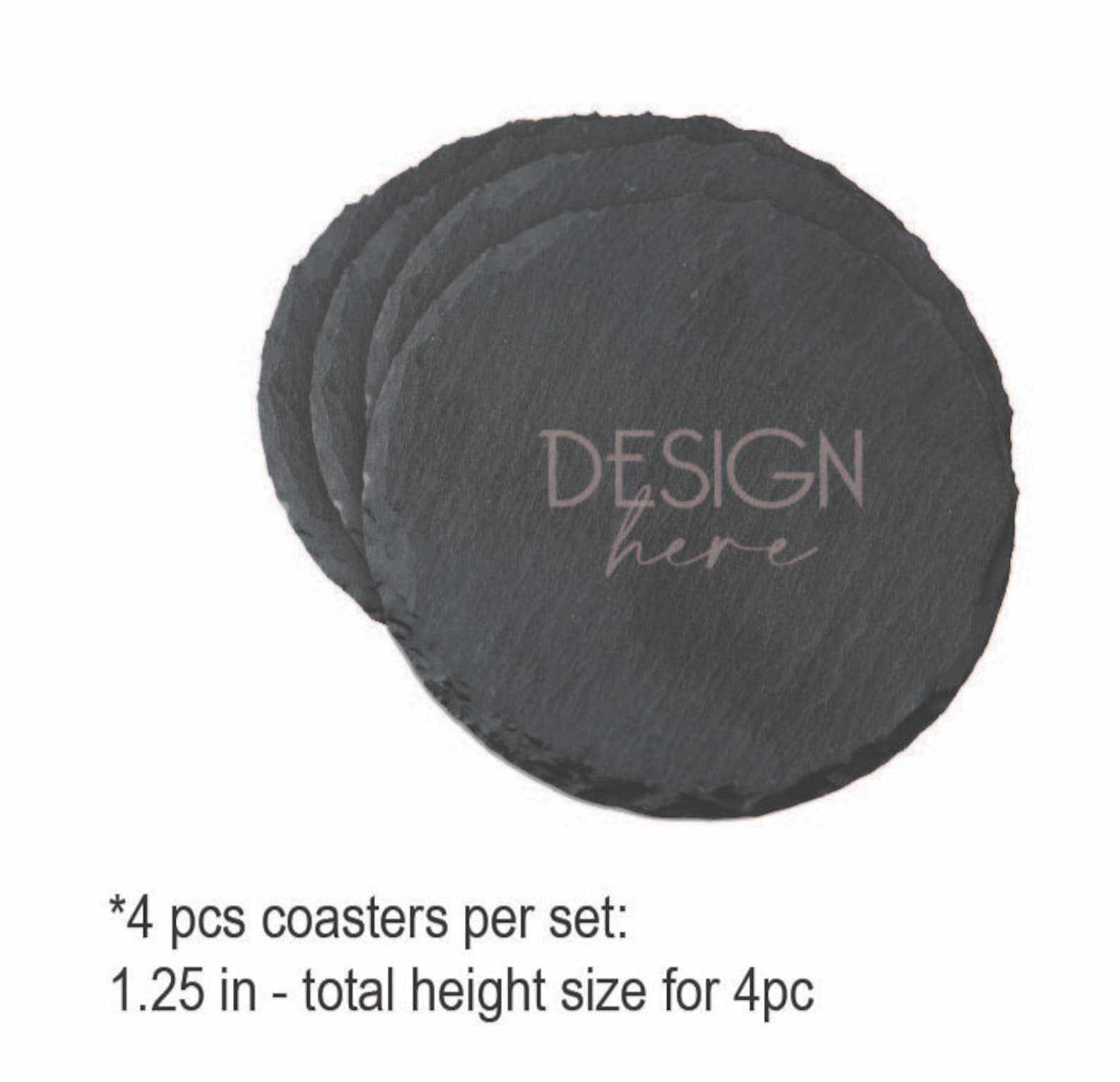 Slate Coasters Wedding Coaster Personalized Coasters Set - Etsy