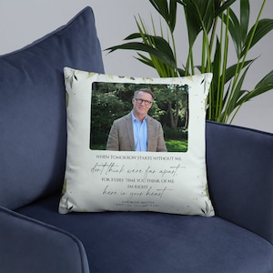 Personalized Memorial Pillow | Custom Pillow | Memory Pillow | Memorial ...
