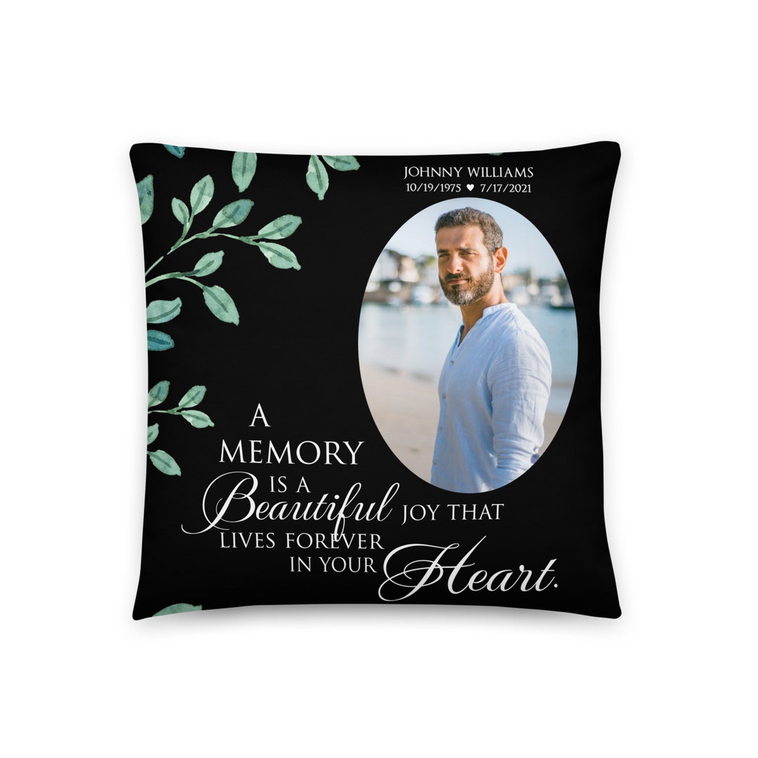 Personalized Memorial Pillow Custom Pillow Memory Pillow Memorial Gift ...