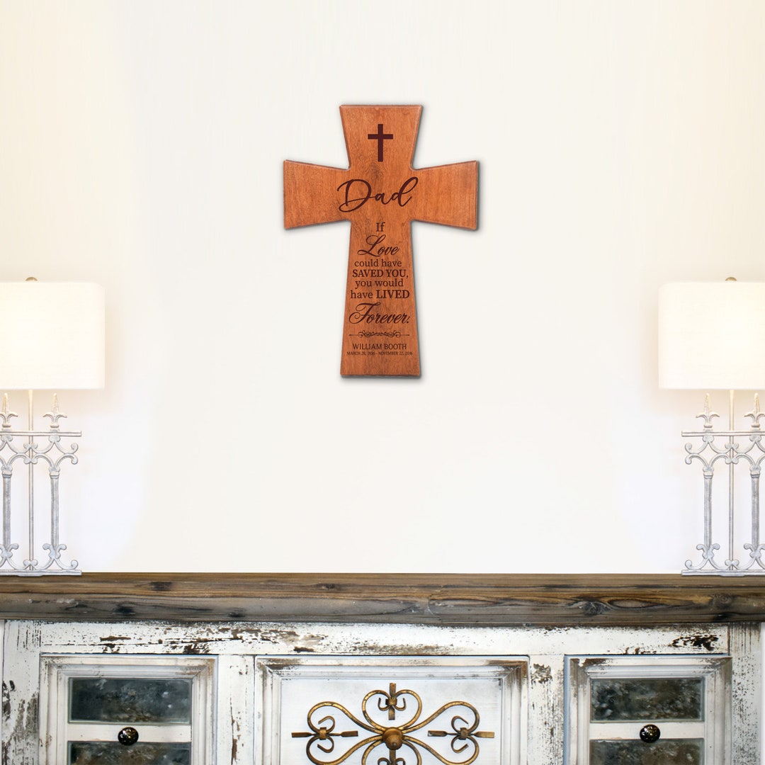 Memorial Cross | Loss of Father | Funeral Favors | Christian Gifts ...