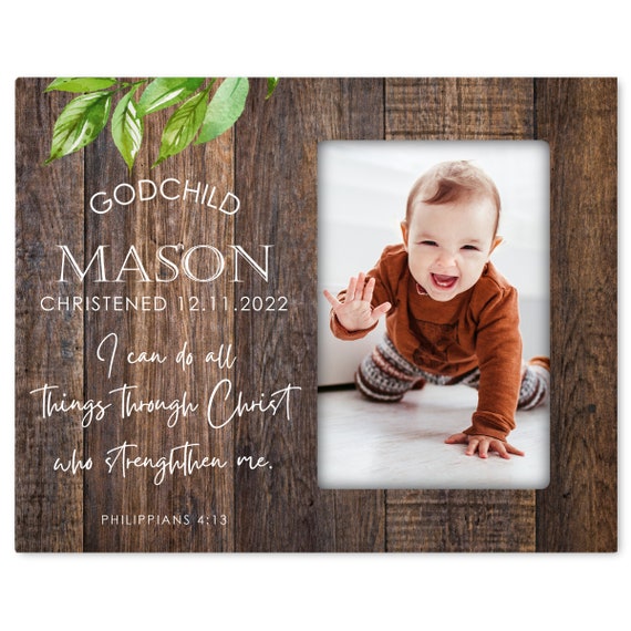 Godchild Picture Frame Personalized Godchild Keepsake - Etsy
