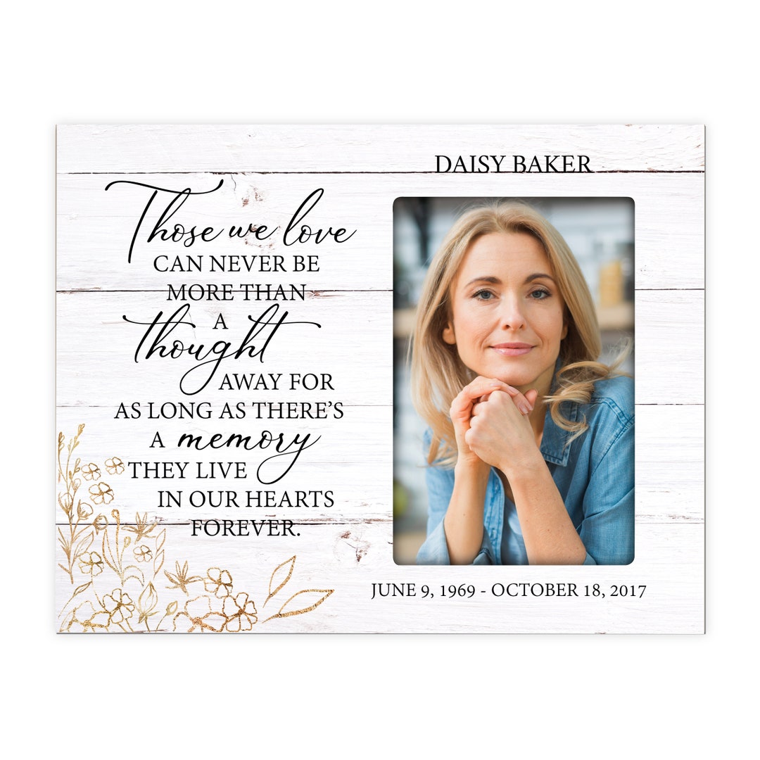 Memorial Photo Frame Memorial Frame Memorial Gift Personalized Frame ...