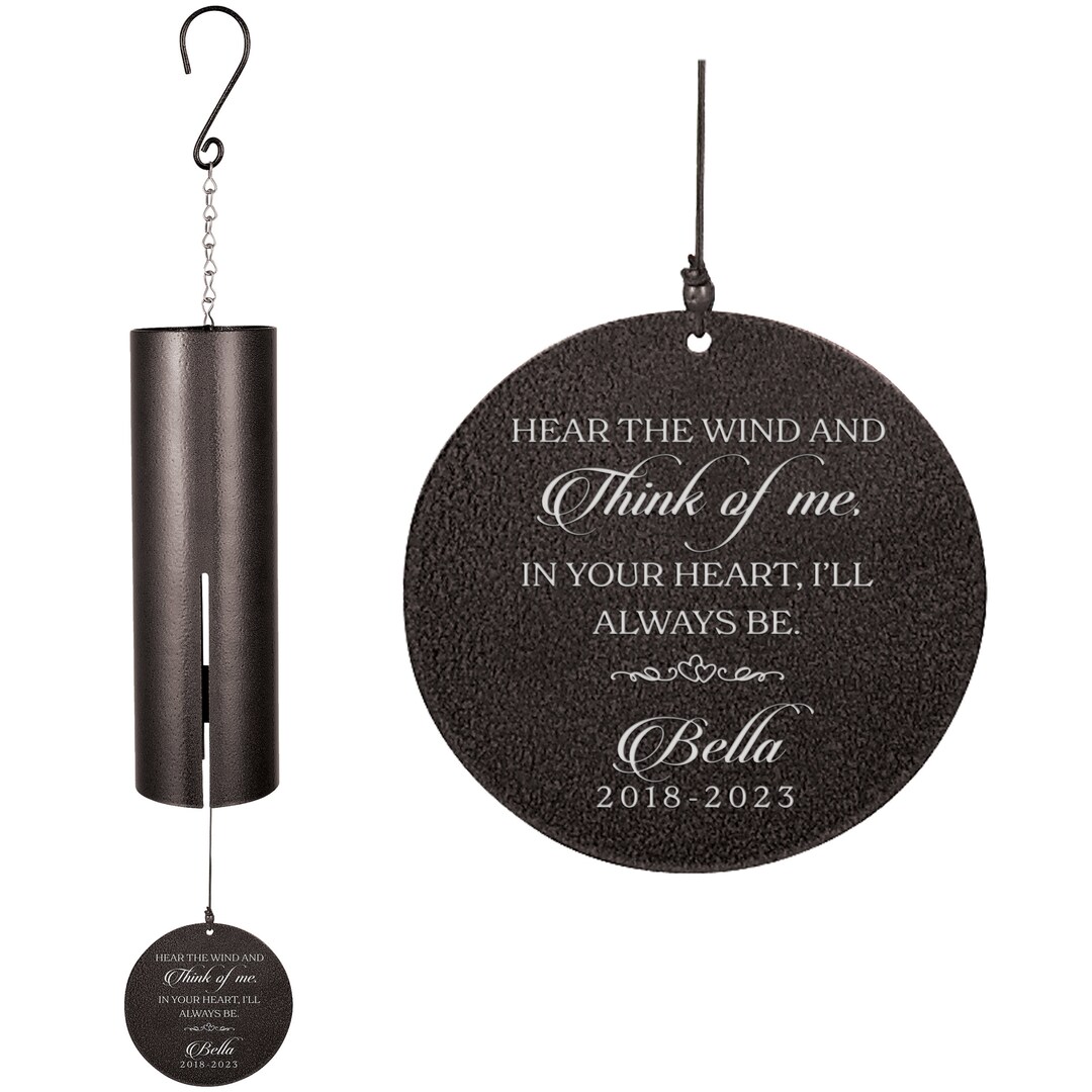 Personalized Pet Memorial Wind Chime Pet Loss Wind Chime Gift Pet ...