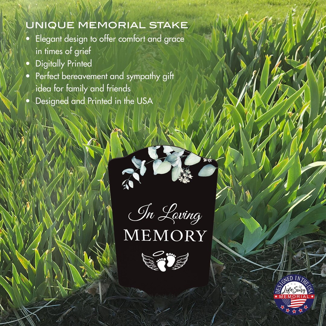 Child Memorial Garden Stake, Remembrance Gifts, Metal Garden Stake ...