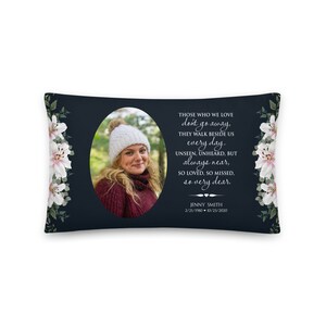 Personalized Memorial Pillow | Custom Pillow | Memory Pillow | Memorial ...