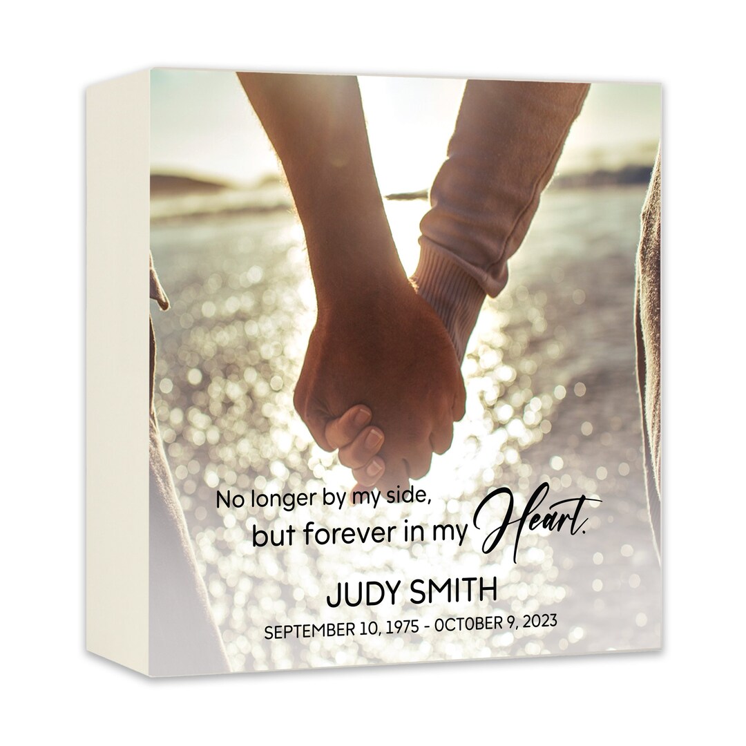 Personalized Uv-printed Cremation Shadow Box Urn for Human Ashes ...
