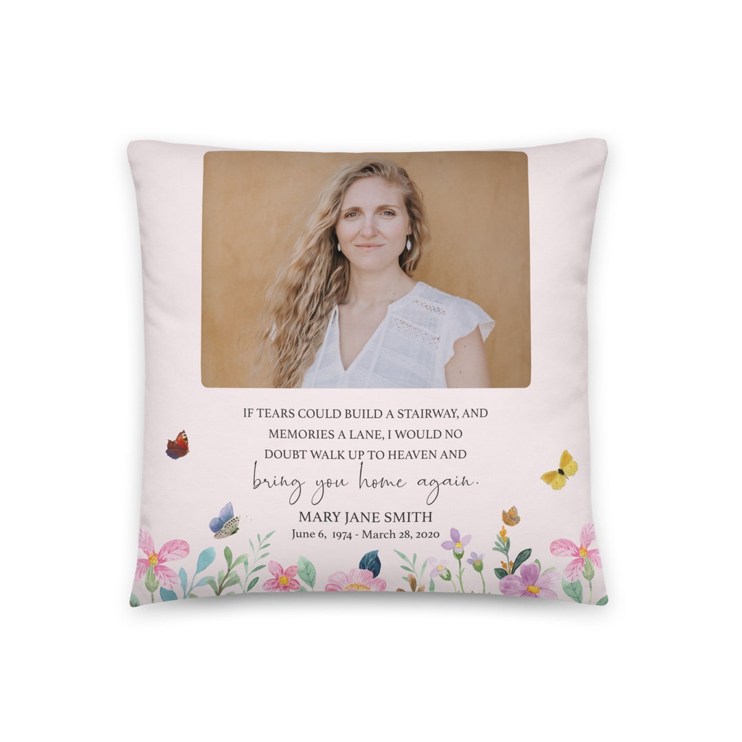 Personalized Memorial Pillow Custom Pillow Memory Pillow Memorial Gift ...