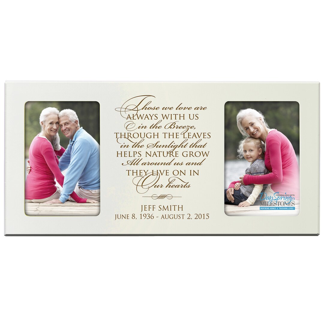 Memorial Picture Frame Personalized Picture Frame Parents Picture Frame ...