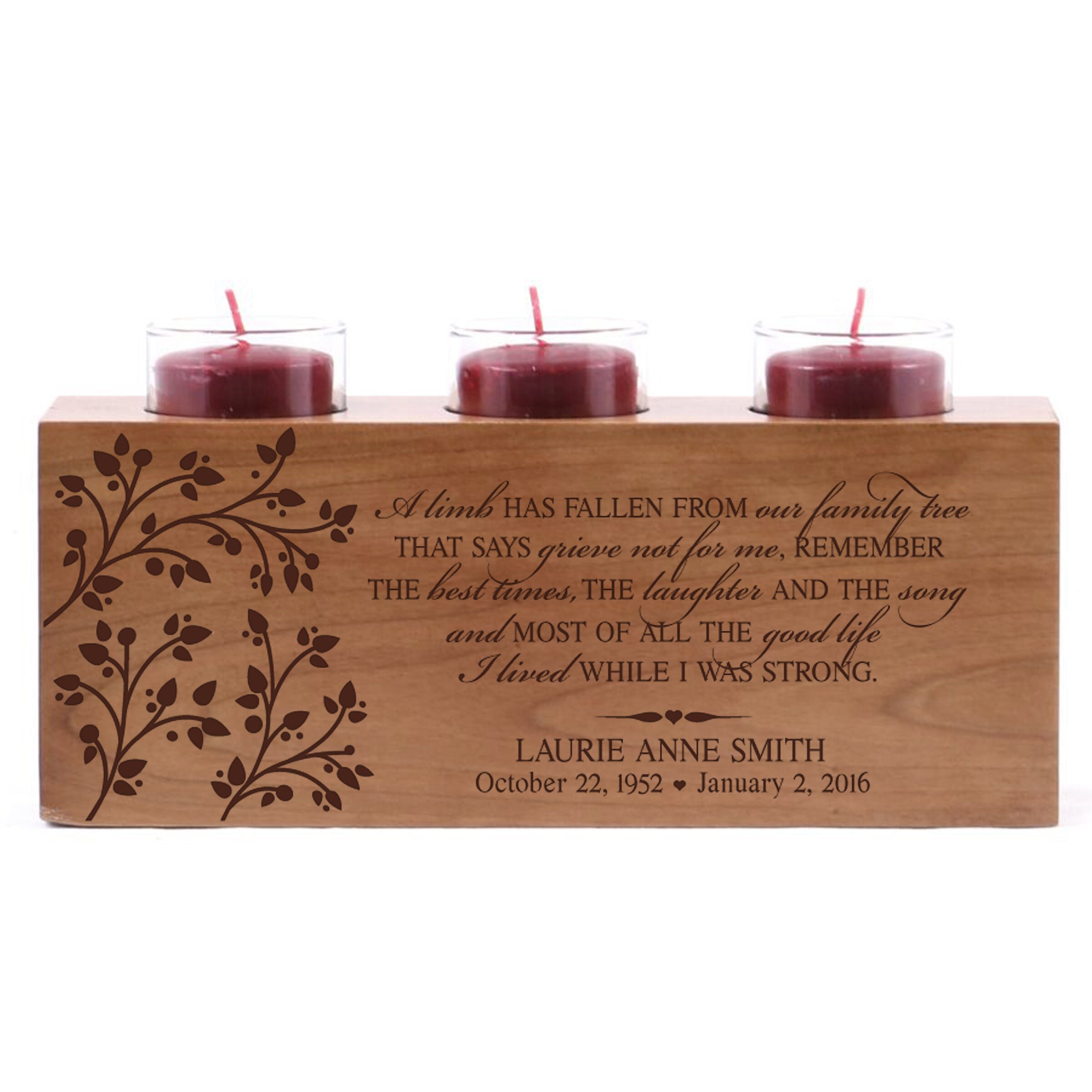 Votive Candle Holder | Personalized Memorial Candle | Memorial Candle ...