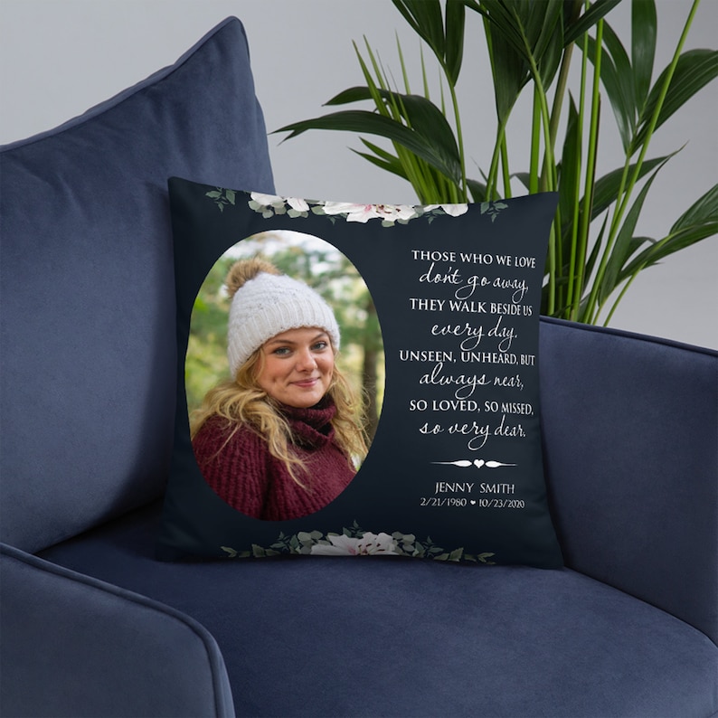 Personalized Memorial Pillow | Custom Pillow | Memory Pillow | Memorial ...