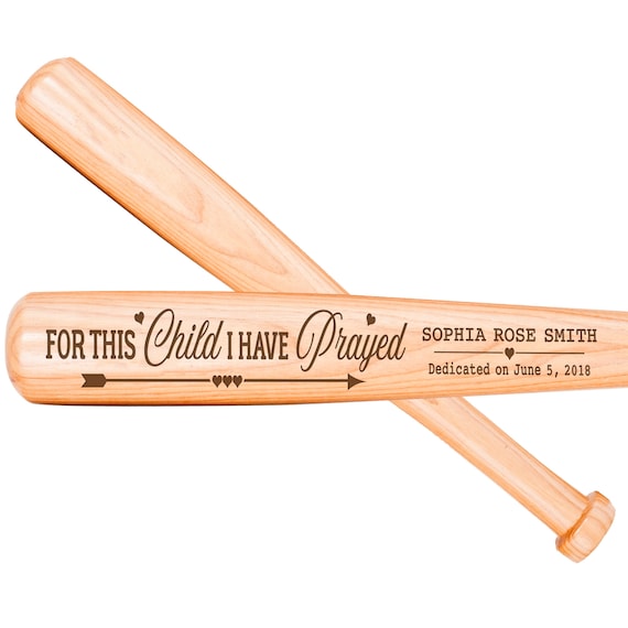 Custom Engraved Baseball Bat Personalized Baptism Gift - Etsy