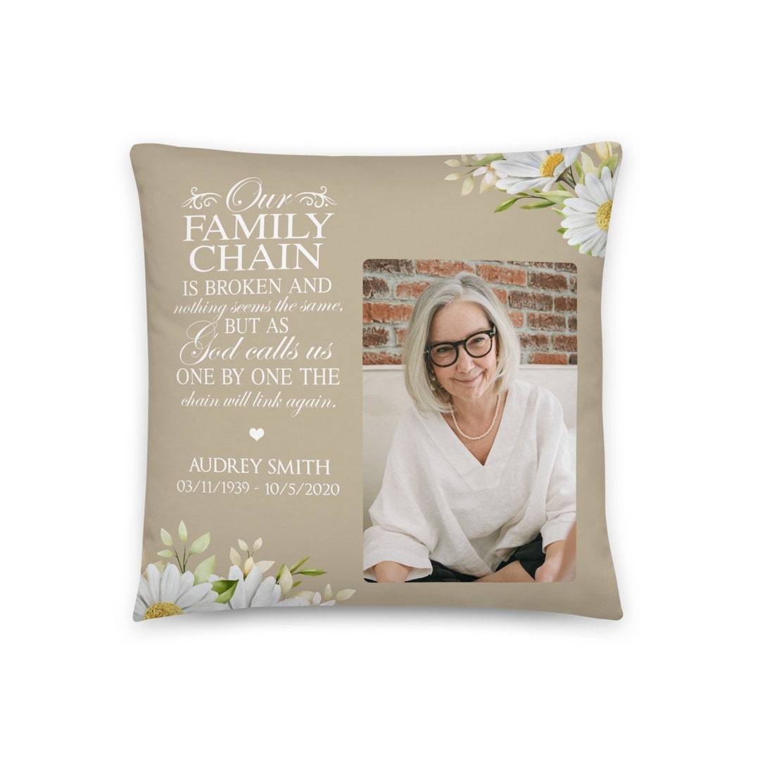 Personalized Memorial Pillow Custom Pillow Memory Pillow Memorial Gift ...