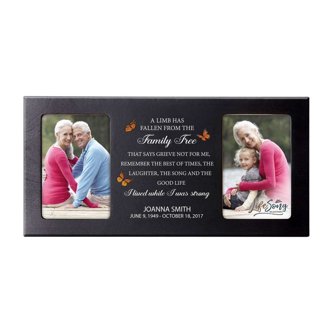 Memorial Photo Frame | Family Picture Frame | Memorial Favors | Custom ...