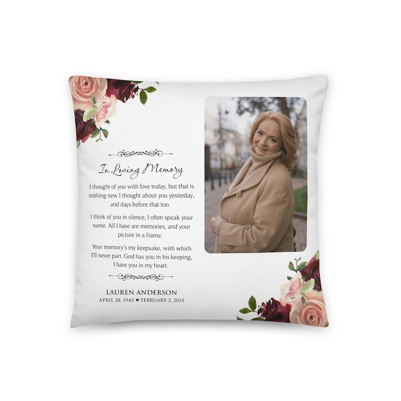 Bereavement Pillow - Etsy