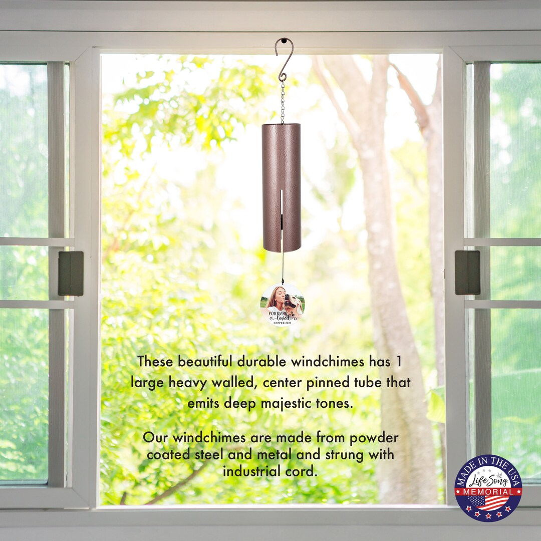Personalized Pet Memorial Wind Chime Pet Loss Wind Chime Gift Pet ...