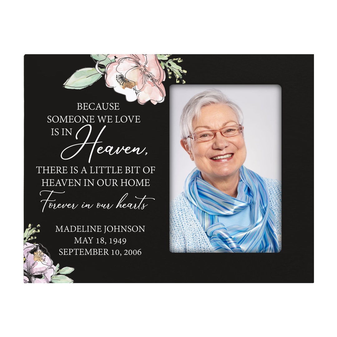 Memorial Photo Frame Memorial Frame Memorial Gift Personalized Frame ...