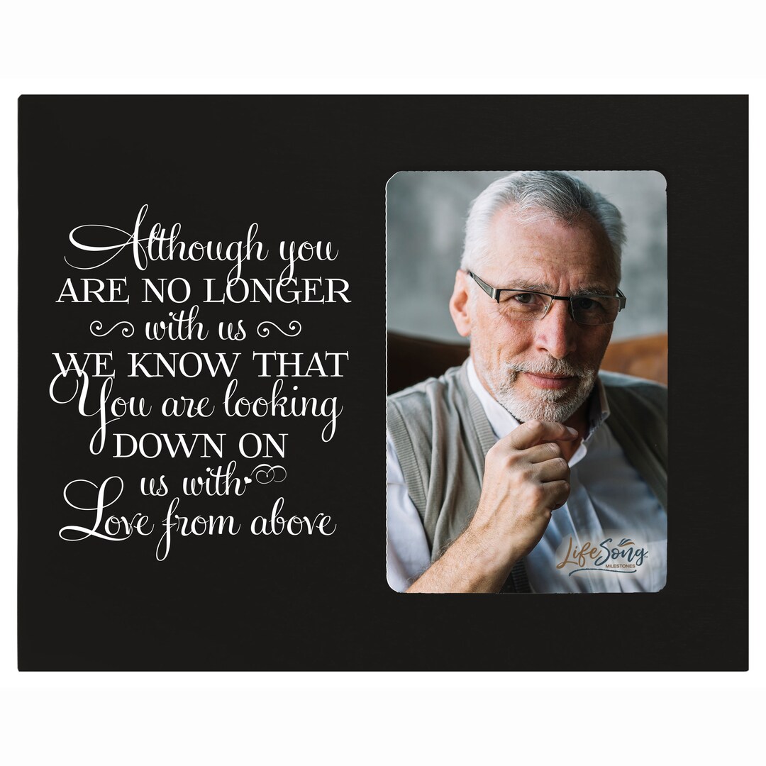 Memorial Picture Frame Wooden Picture Frame in Loving Memory Broken ...