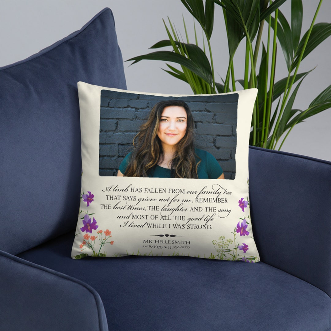Personalized Memorial Pillow | Custom Pillow | Memory Pillow | Memorial ...