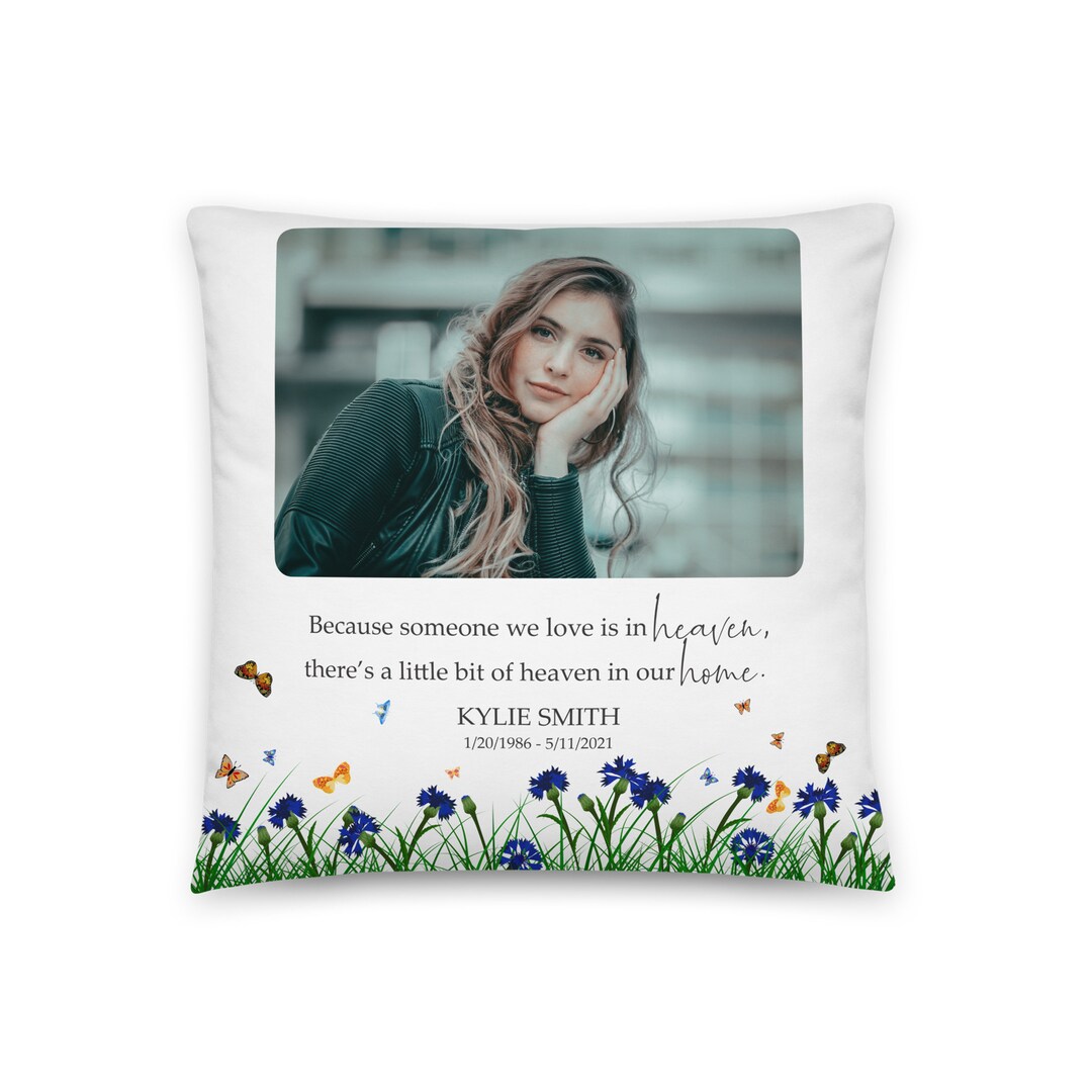 Personalized Memorial Pillow Custom Pillow Memory Pillow Memorial Gift ...