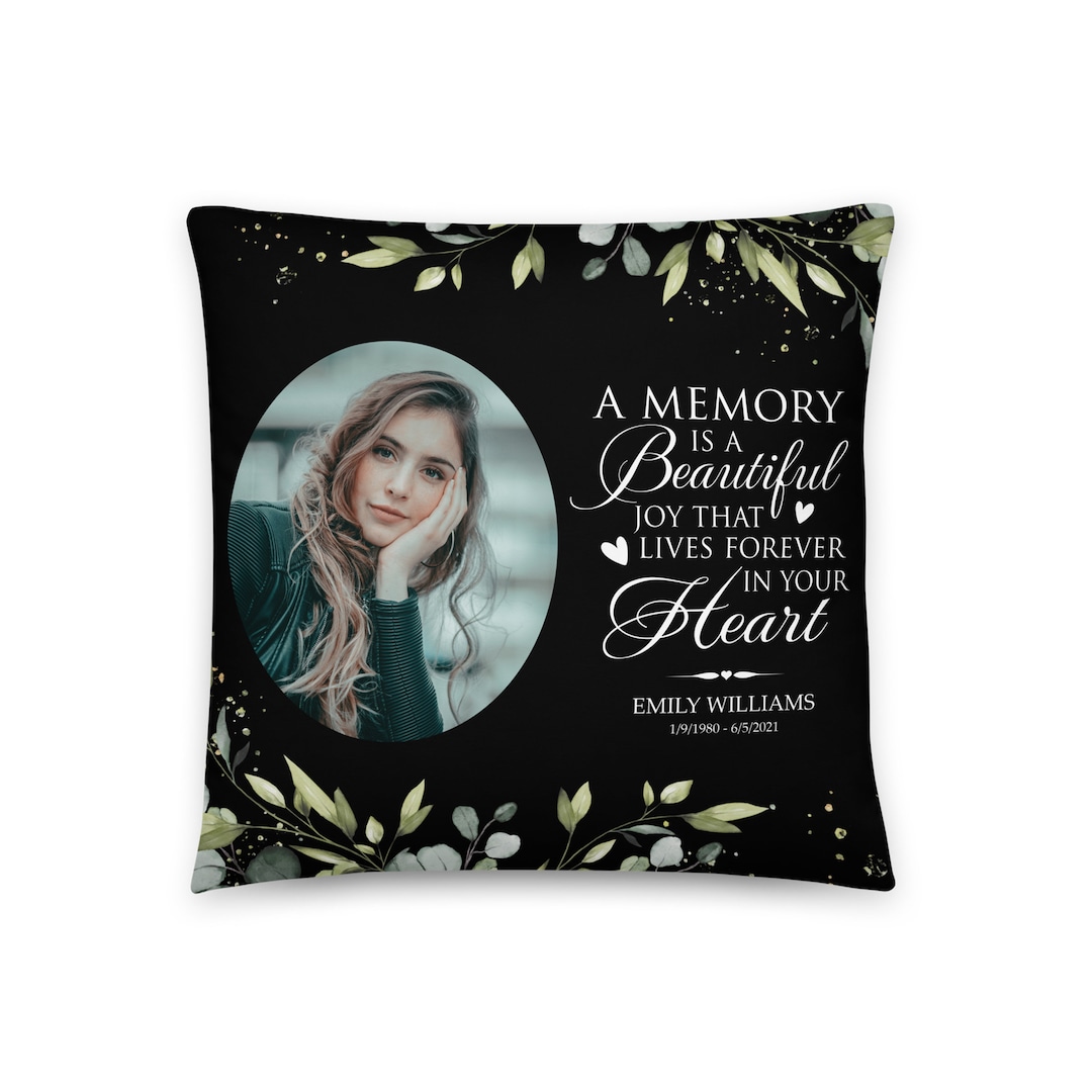Personalized Memorial Pillow Custom Pillow Memory Pillow Memorial Gift ...