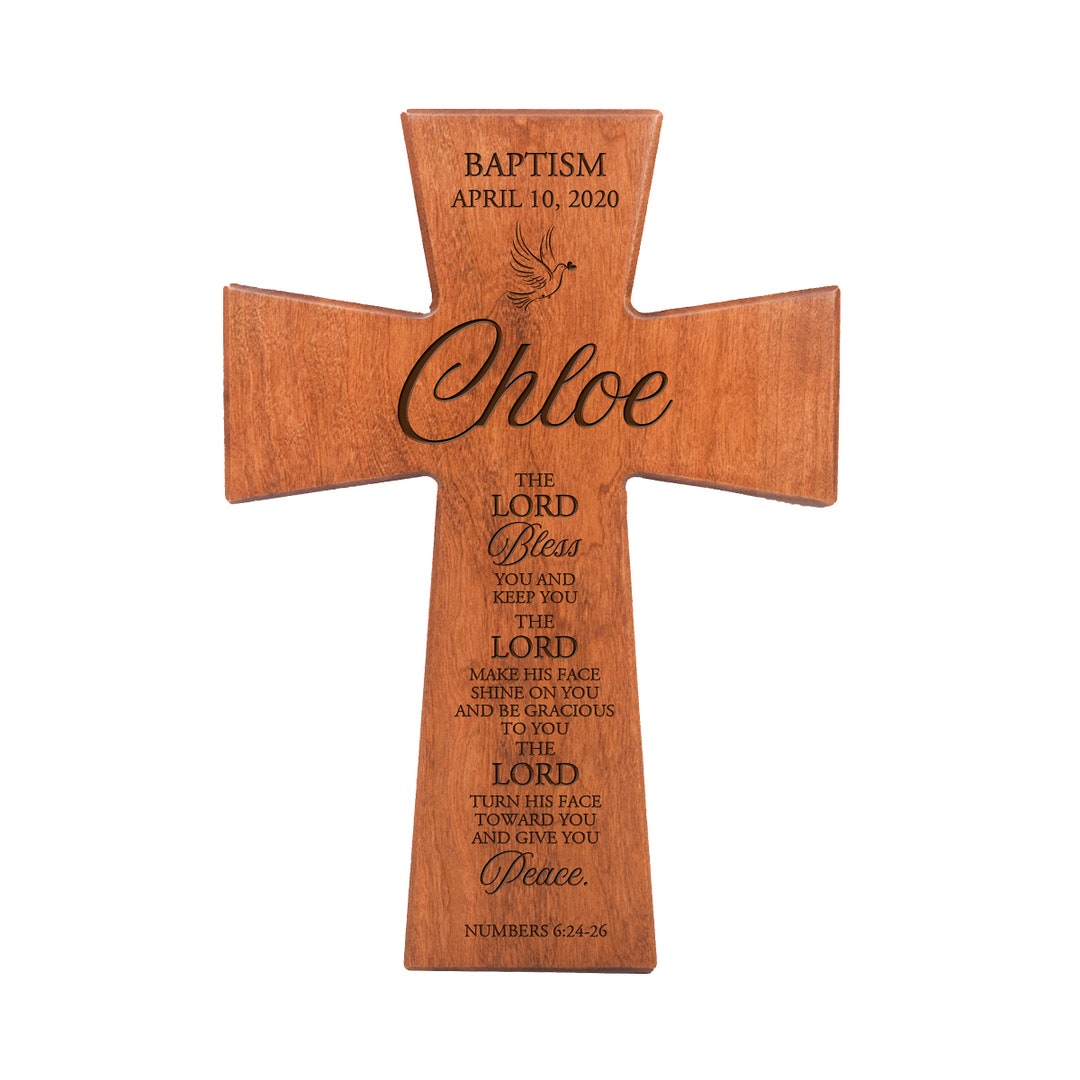 Baptism Cross | Personalized Baptism Cross | Wooden Cross | Baptism ...