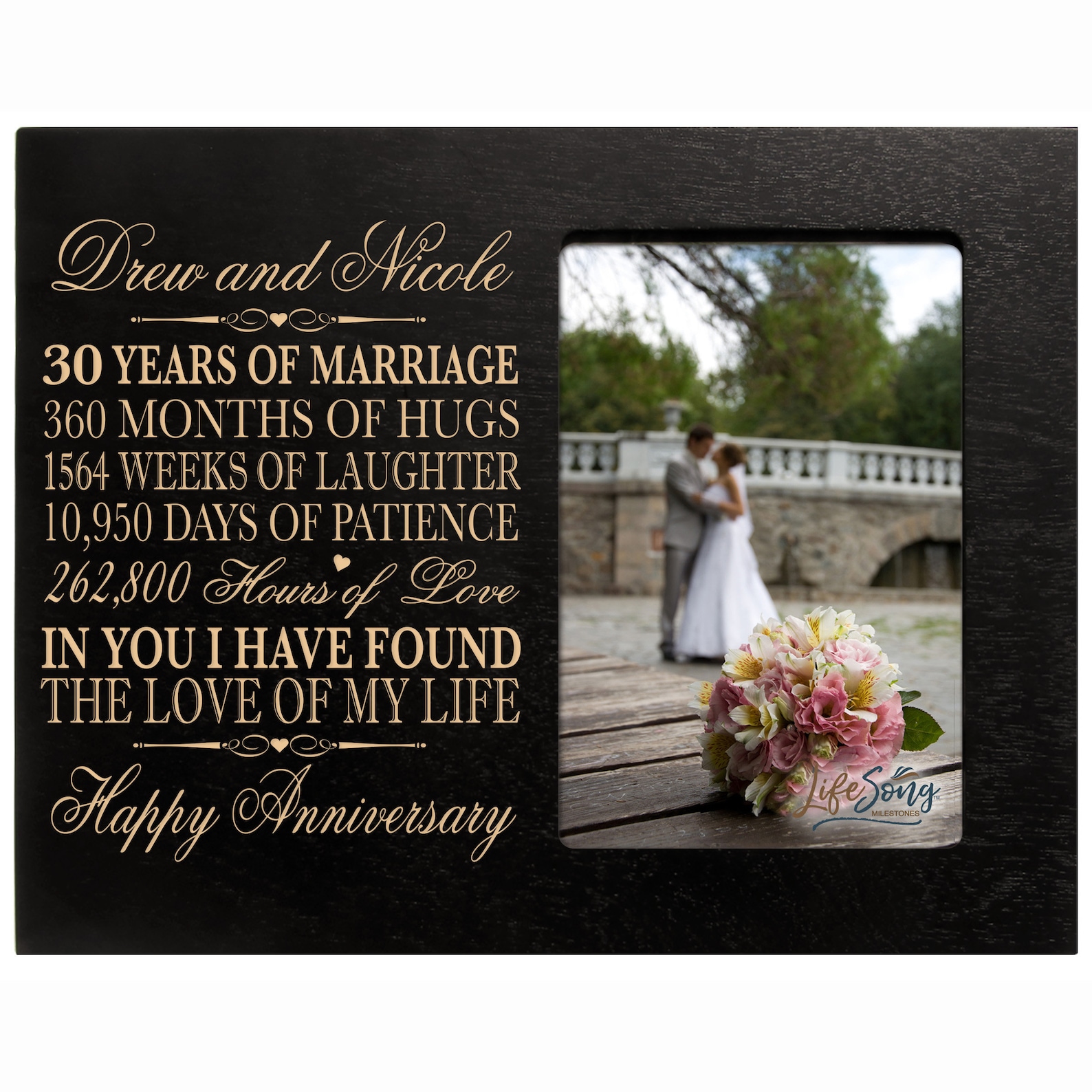 30th Anniversary Gift | Personalized 30th Wedding Anniversary Picture ...